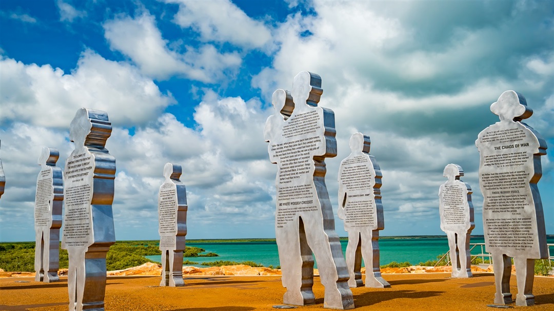 Air Raid artwork official launch Shire of Broome